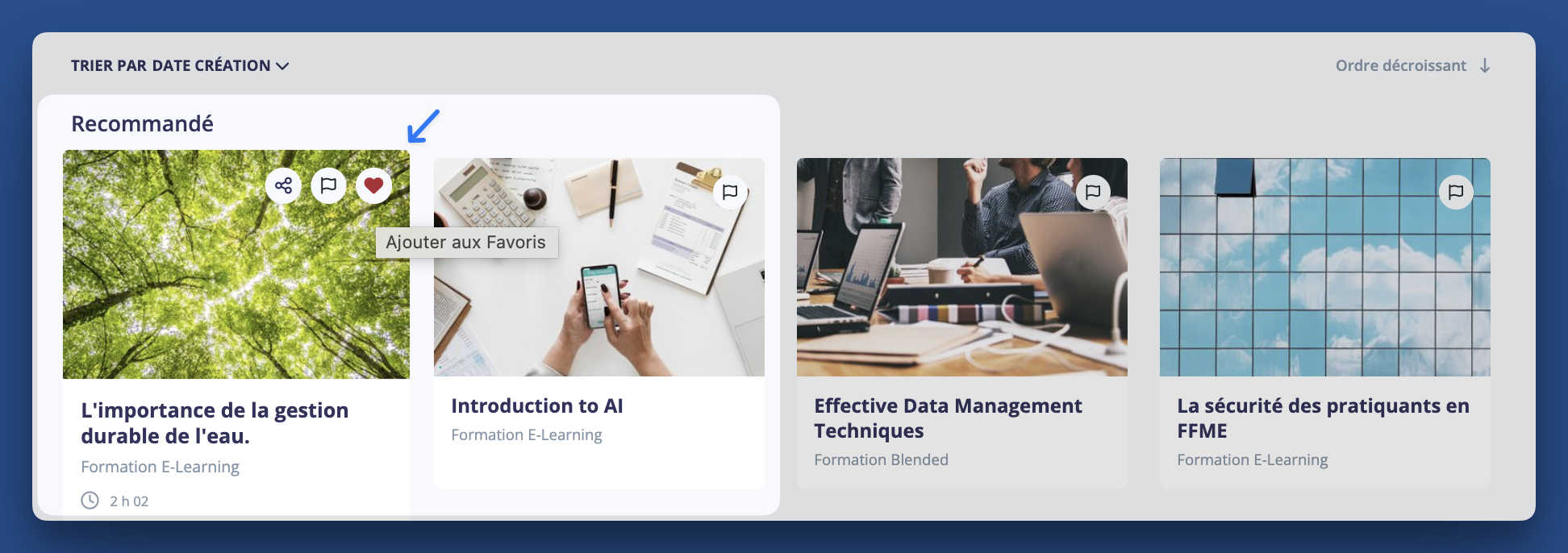 Naviguer et Utiliser le Catalogue de Formations – Rise Up Support